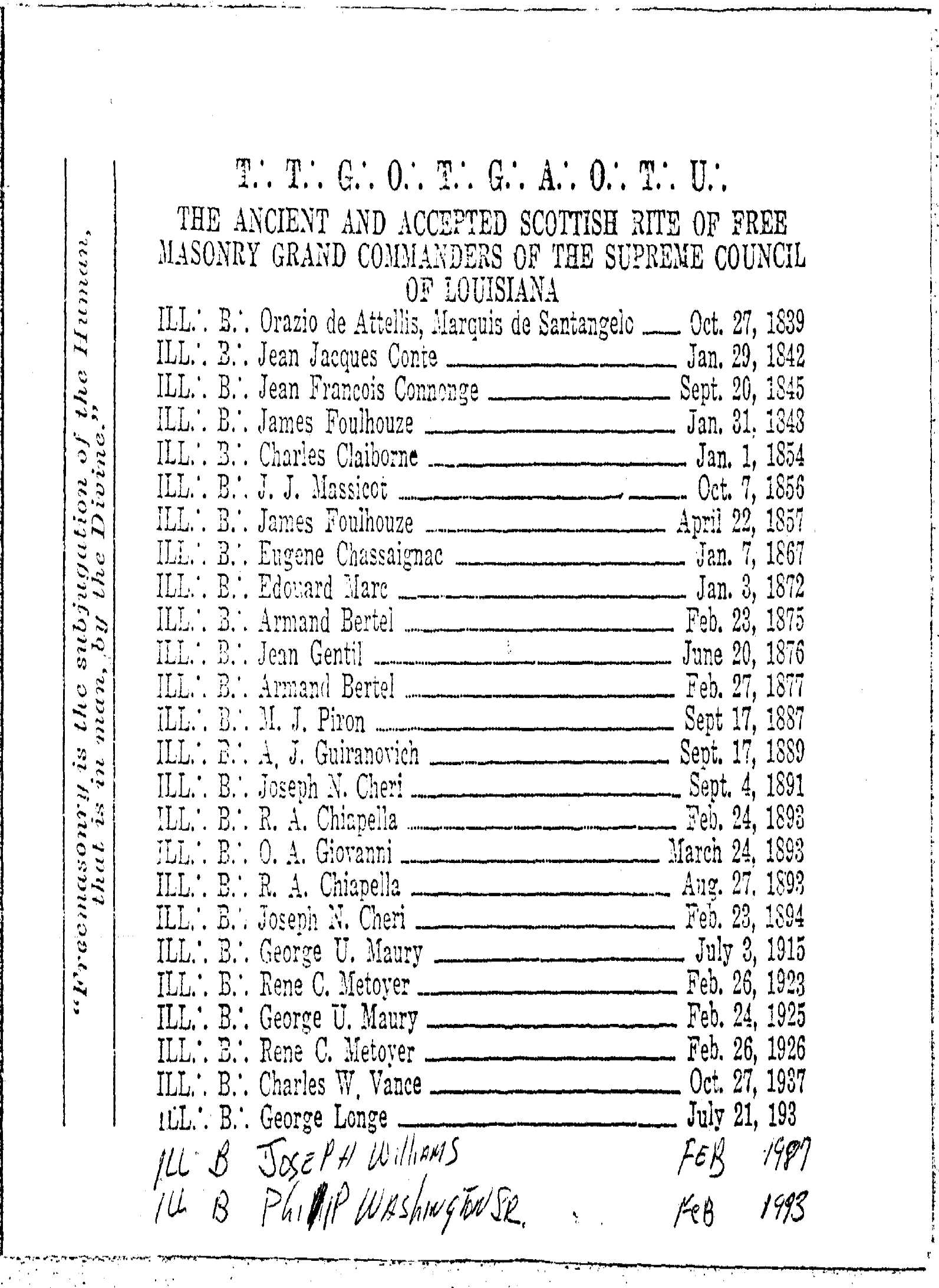 Masonic Baptism (1901) performed by Albert Pike | My Freemasonry ...